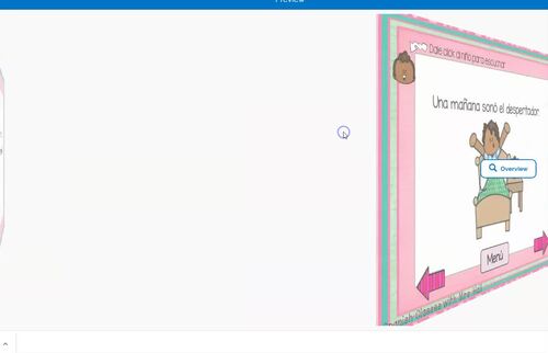 Sequence of Events in Spanish - Late for school in BOOM CARDS