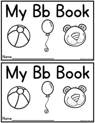 Letter Bb Readers by The Primary Point | TPT