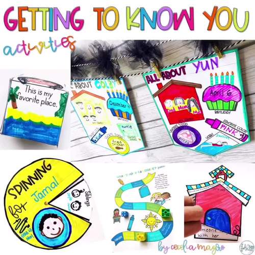 Back to School Activities Getting to Know You for Building Community