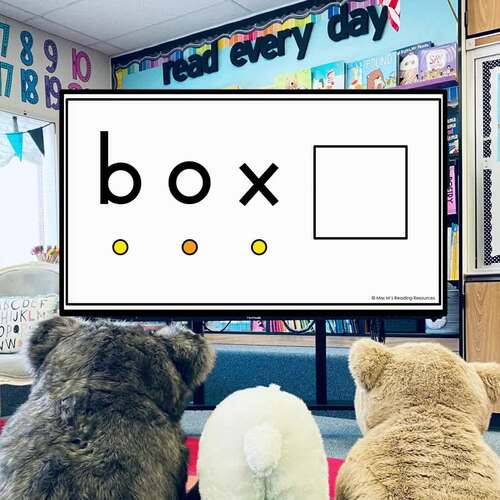 Blending CVC Words Slides Thanksgiving Activities Digital Resource for ...