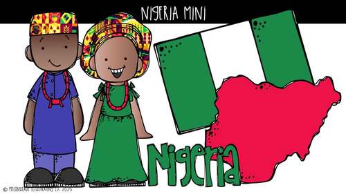 Nigeria Kidlettes clipart Kid clip art Around the world clip art Mini
