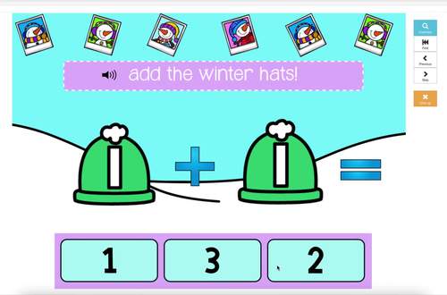 Winter Adding Boom Cards™ Digital Task Cards | TPT