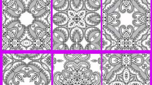 30 Mandalas Adult Coloring Pages| Mindfulness Mandala Coloring Pages ...