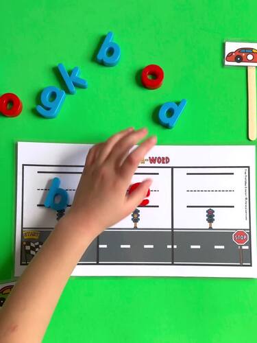 CVC "Drive" a Word: Multi-Sensory Phonological Awareness and Phonics ...