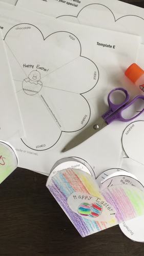 Easter Craft Card Religious, Secular Fun Distance Learning Easter ...