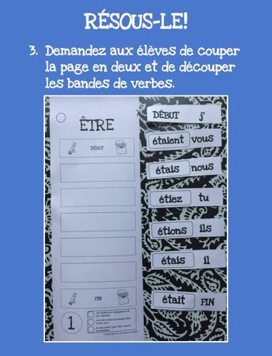 French Imperfect Activity - Verbes français à l'imparfait | TPT