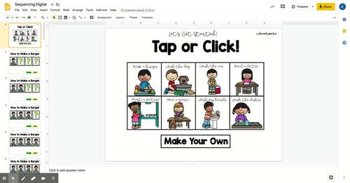 Sequencing Activity for Speech Therapy - No Print by The Pedi Speechie