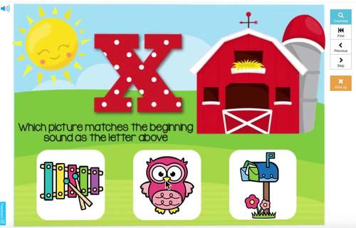 Beginning Sounds Boom Cards TM | Alphabet Digital Task Cards | Task Cards