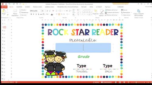 Editable Graduation Certificates | End of the Year Awards by Ms Herraiz