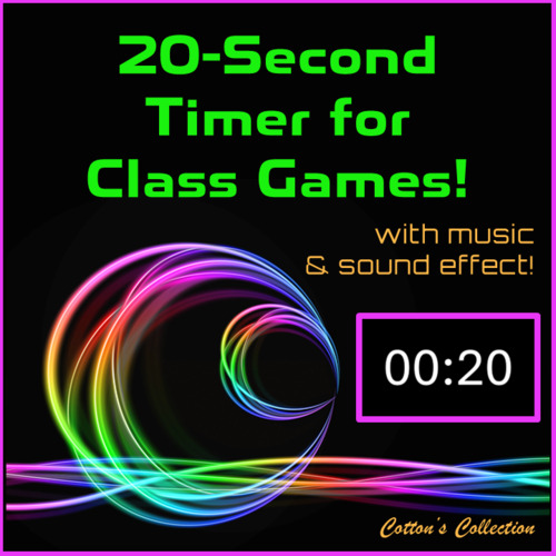 20-Second Countdown Timer for Class Games ~ with Music and Sound Effect!