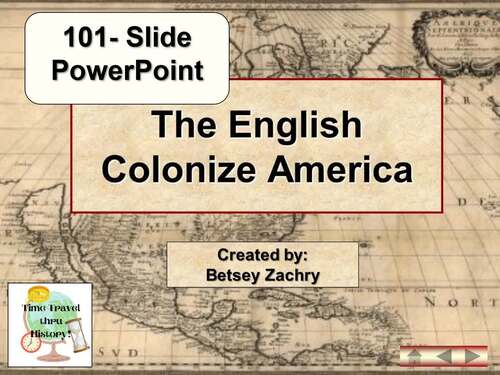The Thirteen Colonies - English Colonize America PowerPoint and Lecture ...