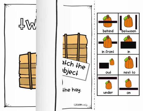 Interactive & Adaptive Book "Where Is The Pumpkin?" Pre-K Special ed Speech