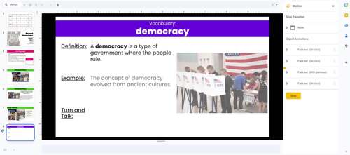 Teaching Slides for Benchmark Advance 6th Grade Unit 3 | Google Slides™