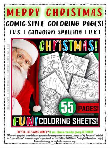 Christmas Coloring Pages Sheets | 55 Christmas Colouring Pages of Fun ...