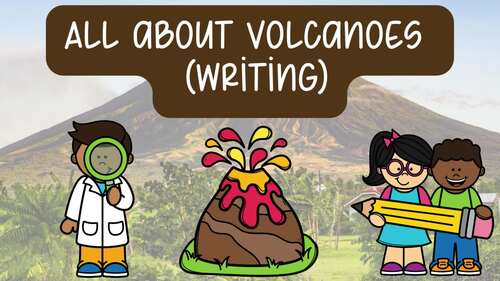 All About Volcanoes Writing Volcano Science Unit PreK Kindergarten ...
