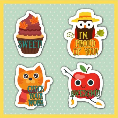 Digital Stickers Holiday and Seasonal Year Long Bundle of 144 Holiday