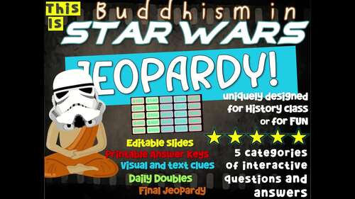 Taoism in Star Wars JEOPARDY - interactive slides with printable answer ...