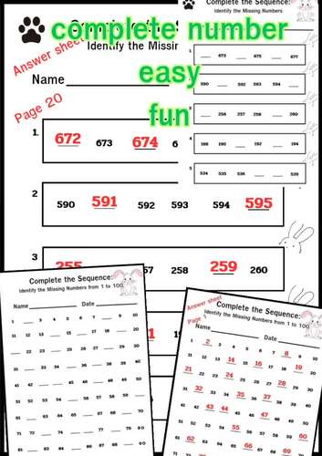 Spring Fun With Numbers.Practice counting and sequencing skills your ...