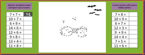 Halloween Cat in a Mug Addition to 20 Pixel Art Mystery Reveal | TPT