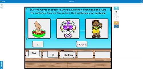 Occupational Therapy Cinco De Mayo Scrambled Build Sentence Digital ...