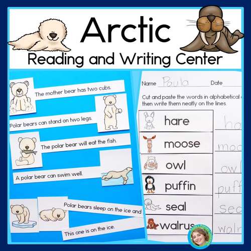 Arctic Polar Animals Sentence Picture Match | Reading Comprehension and ...