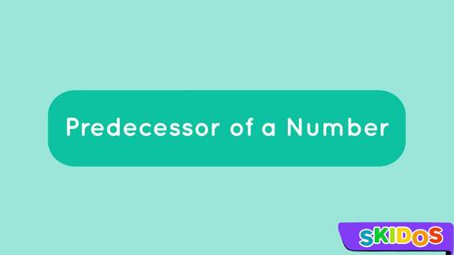 Number Before & Predecessor | Video Lesson & Worksheets | Grade 1 Math ...