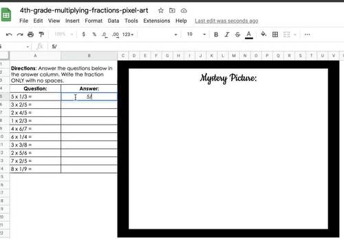 4th Grade Math Pixel Art BUNDLE Super Mario / Minecraft Mystery Pictures