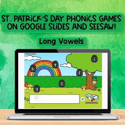Long I Vowel Teams Digital St Patricks Day Phonics Games Google Slides ...
