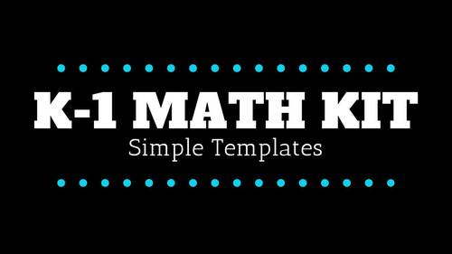 Math Tool Kit | Math Mats & Math Templates for Kindergarten & 1st