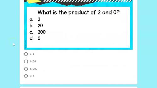 3rd Grade Digital Math Practice - Self-Grading Google Forms™ | TPT