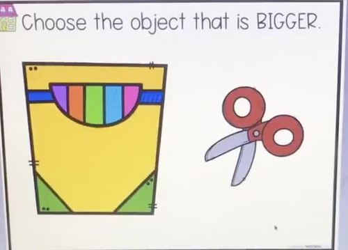 Interactive Size Sort| Distance Learning by Perfectly Preschool | TpT