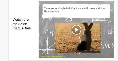 Solving Inequalities Algebra for Special Education PRINT AND DIGITAL