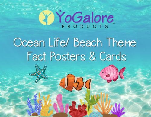 Ocean Animal Fact Posters by Yogalore | TPT