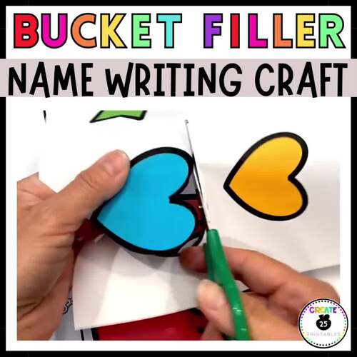 Bucket Filler Name Craft | Kindness Craft | Preschool Social Emotional ...