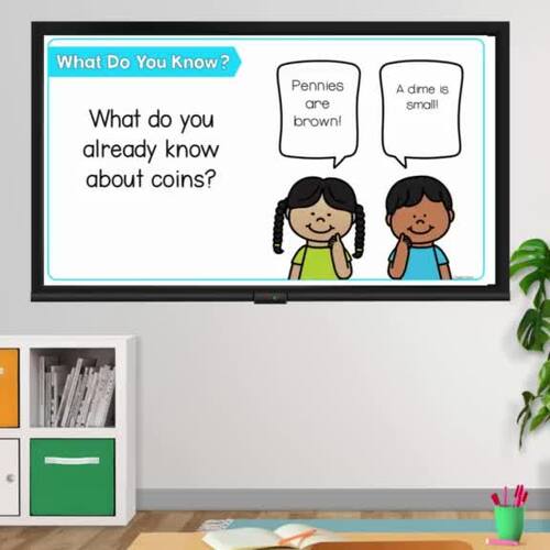 Money Mini Lesson | Coins & Value | Kindergarten Math Interactive Slides