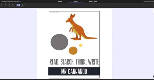 Mr Kangaroo- short story digital literacy activity (Read, search, think ...