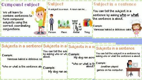 Compound Subjects and Predicates by Bilingual Teaching Made Easy