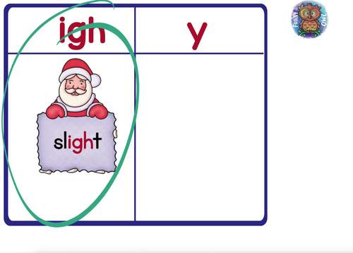 Long I Sort (IE, IGH, Y) Winter Themed Boom Cards Game by Funny Owl