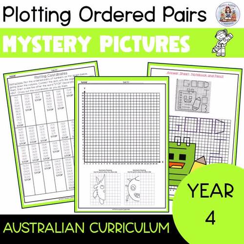 Hidden Picture Coordinate Graphing – Plotting Ordered Pairs (First ...