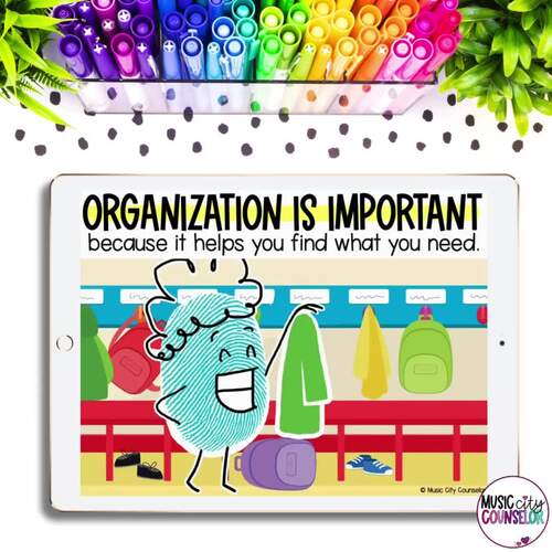 Organizational Skills Lesson Tips for Getting Organized & Executive ...