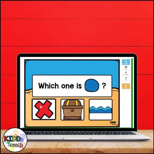 Preschool Speech Therapy Pirate BOOM Cards Colors | TPT