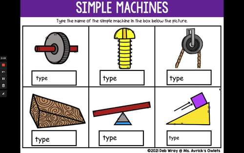 Simple Machine Activities and STEM Challenges by Ms Avrick's Owlets