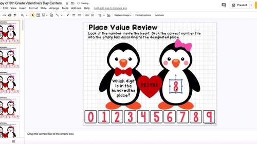 Valentine's Day Math Centers 5th Grade by Kristin Kennedy | TPT