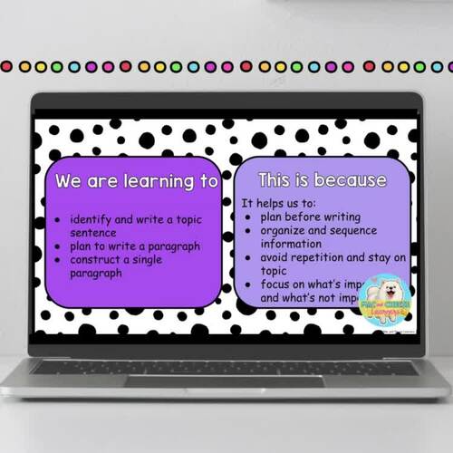 Single Paragraph Plan and outline + Topic Sentence | Grades 2-3 | BUNDLE