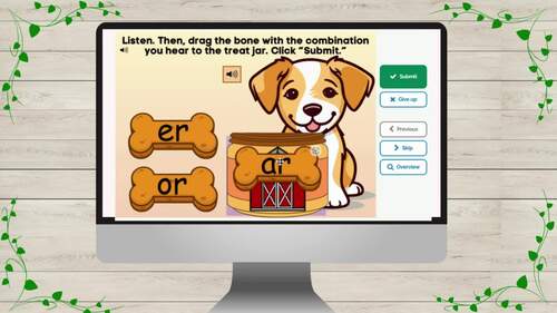 Identifying R-Controlled Vowels Sounds (Boom Cards with Audio) | TPT