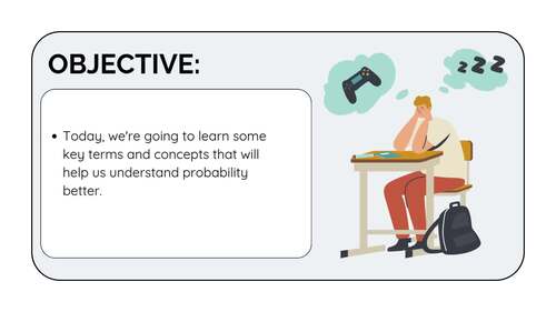 Probability Data Management Key Terms PowerPoint Presentation for Grade 7