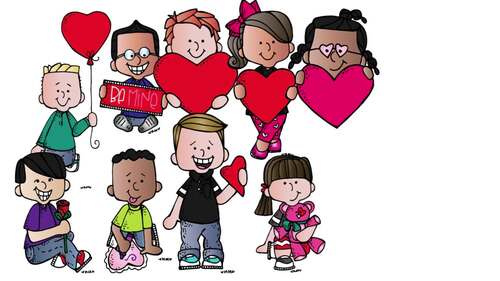 Valentine's Day clip art, Kids clip art COMBO PACK by Melonheadz Clipart