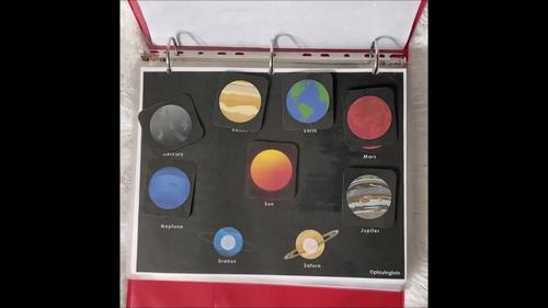 Solar System, Planets Learning Pack, Busy Books, Learning Folder, Space ...