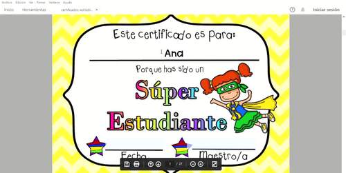 End of the Year Awards in Spanish | Certificados Fin de Año | Diplomas ...