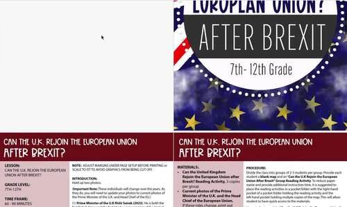 NEW! Europe Geography — Can the UK Rejoin the European Union After Brexit?